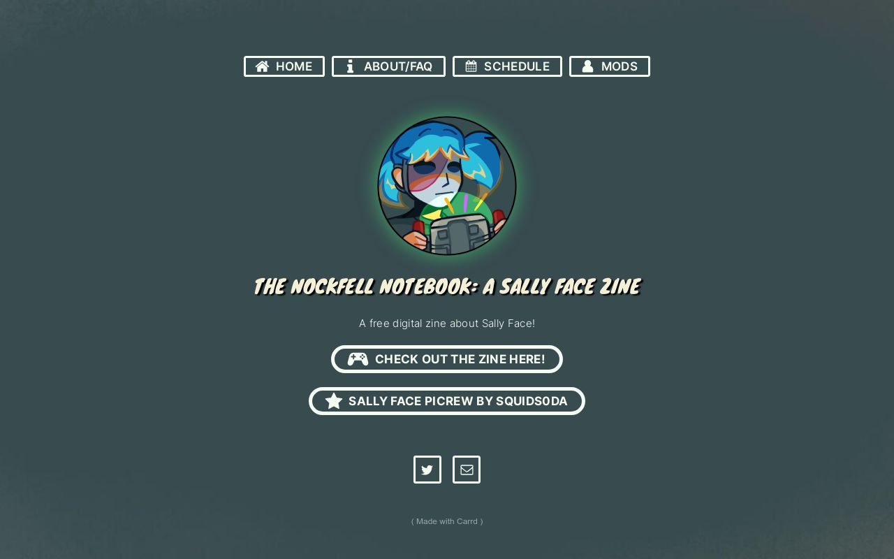 The Nockfell Notebook: A Sally Face Zine